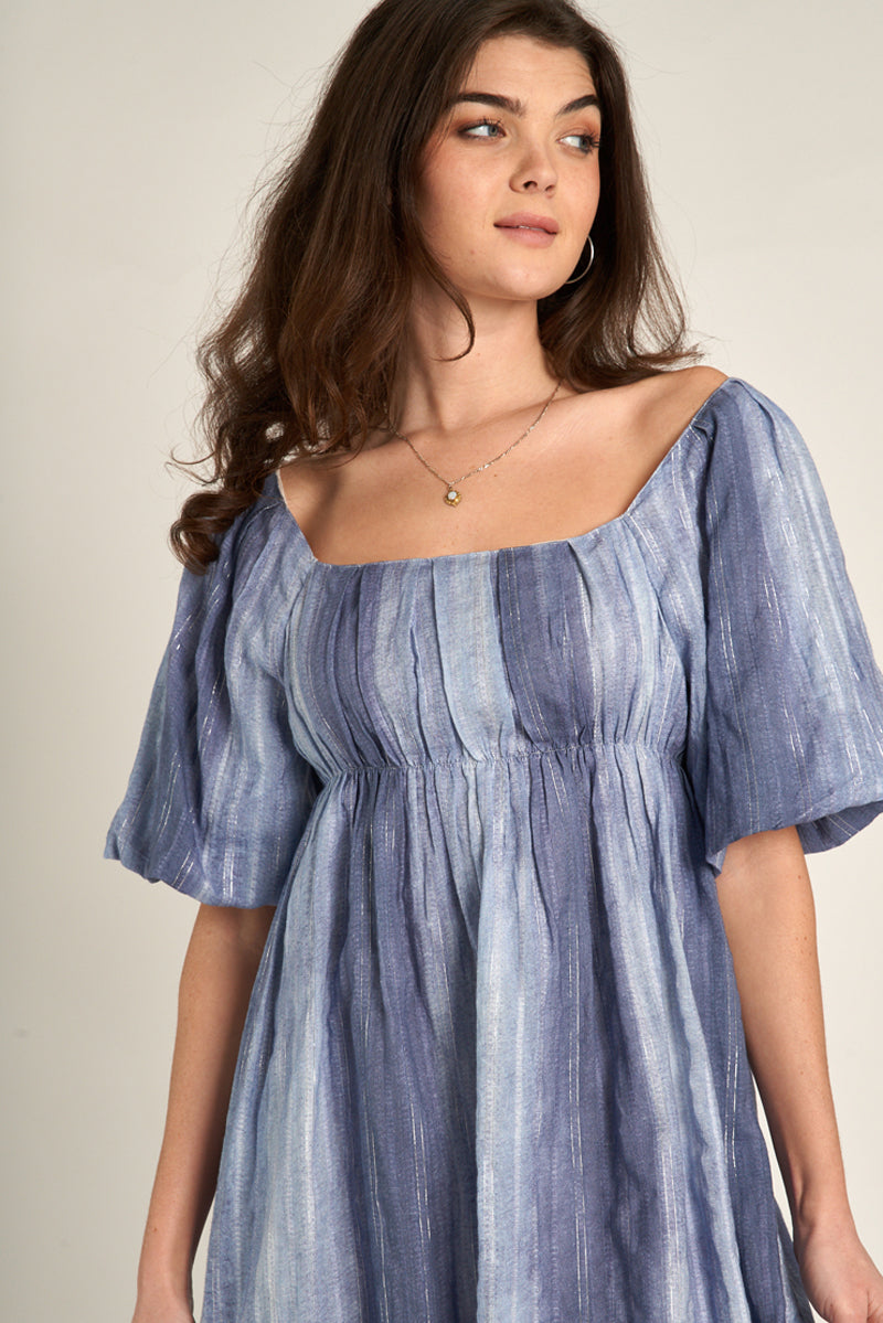 Donna Puff Sleeve Mini Dress – shopencreme